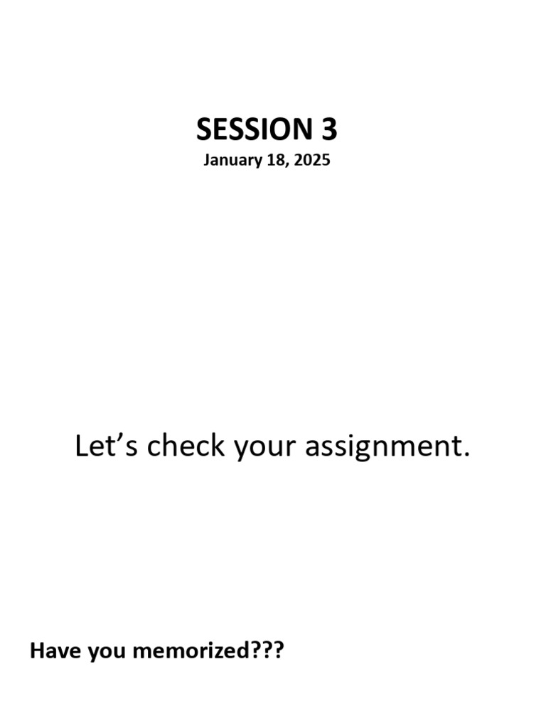 Session 3A | PDF