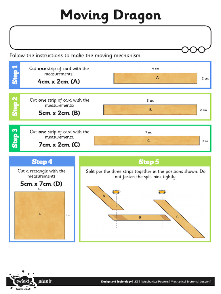 Moving Dragon Activity Sheet | PDF