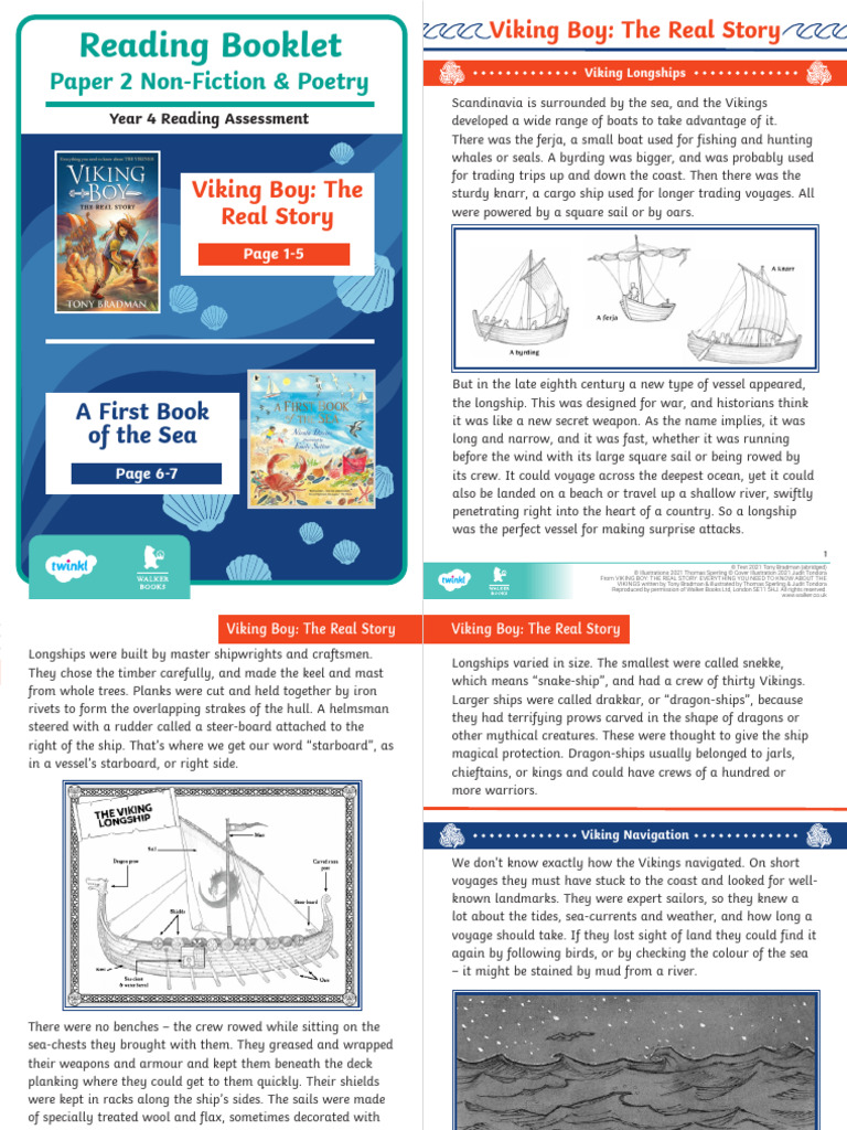 Paper 2 Non-Fiction & Poetry Reading Booklet Single Pages | PDF | Water ...