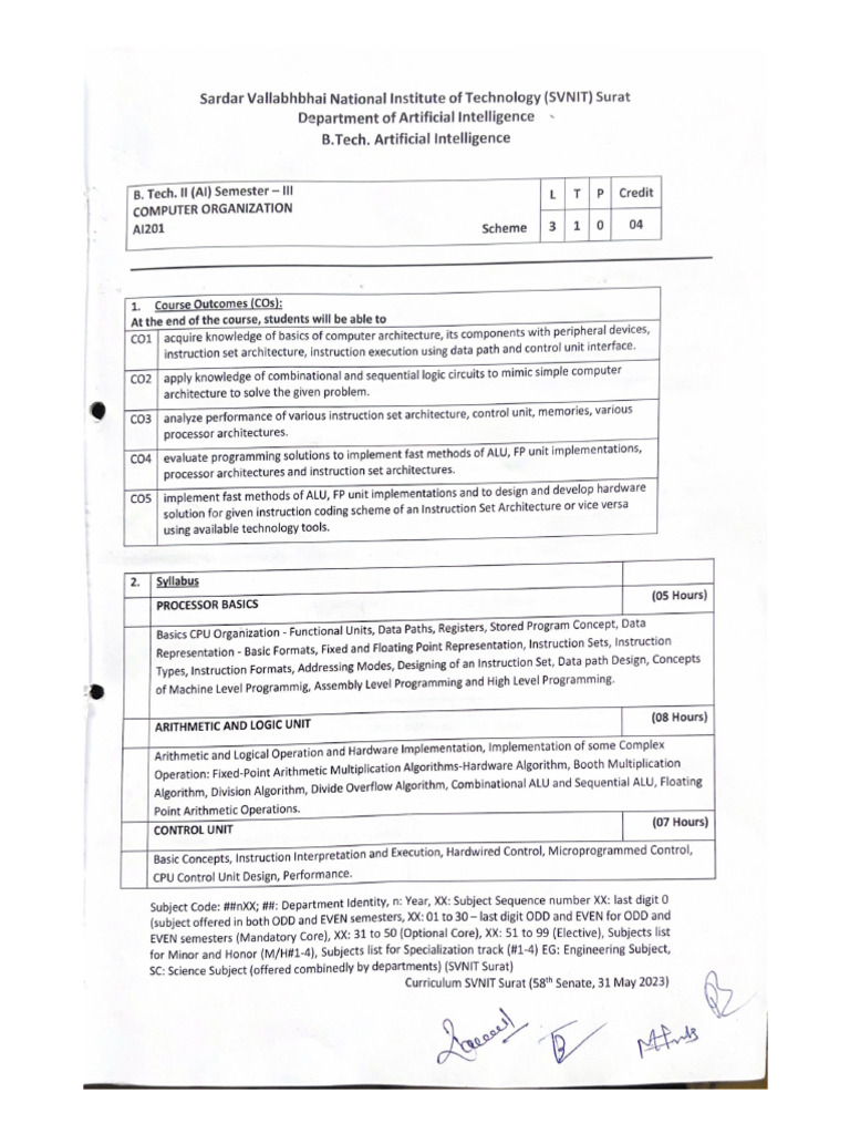 B. Tech.-ii Year Syllabus | PDF B. Tech.-ii Year Syllabus | PDF