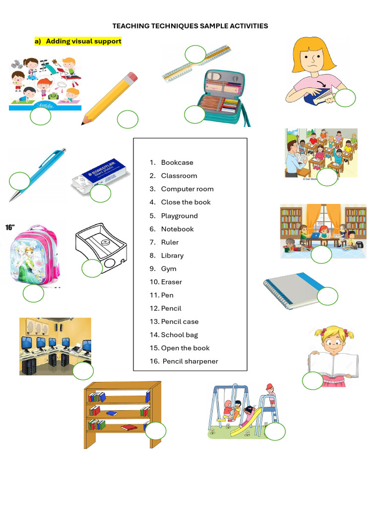 TEACHING TECHNIQUES SAMPLE ACTIVITIES | PDF