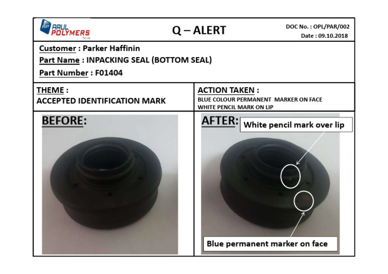 Q Alert - Marking standard | PDF