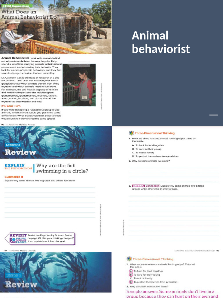 Animal Behaviorist | PDF