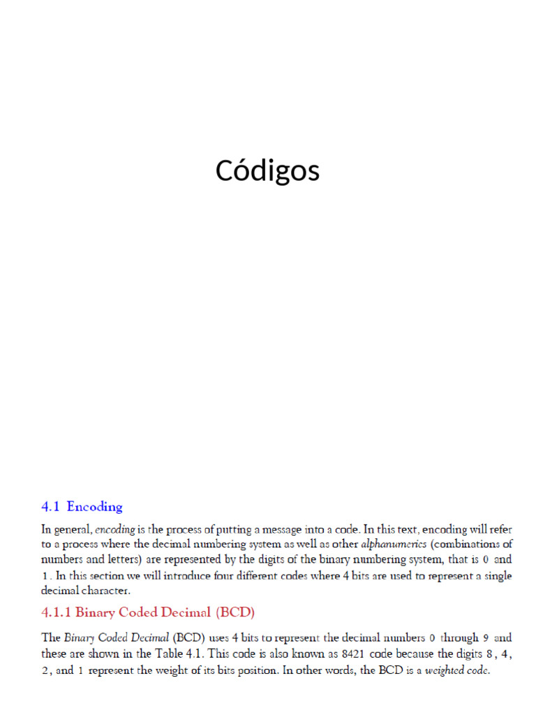 Códigos | PDF