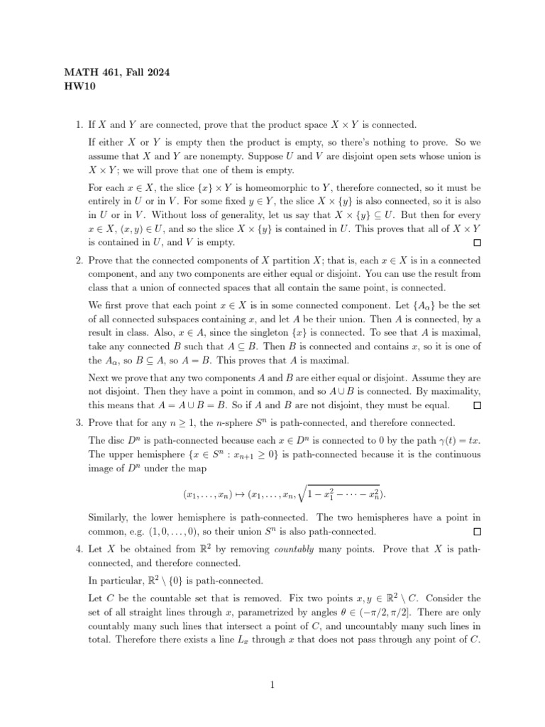 hw10_soln | PDF | Mathematical Analysis | Mathematical Objects