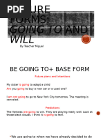 WILL vs. GOING To Worksheet Live Worksheets | PDF