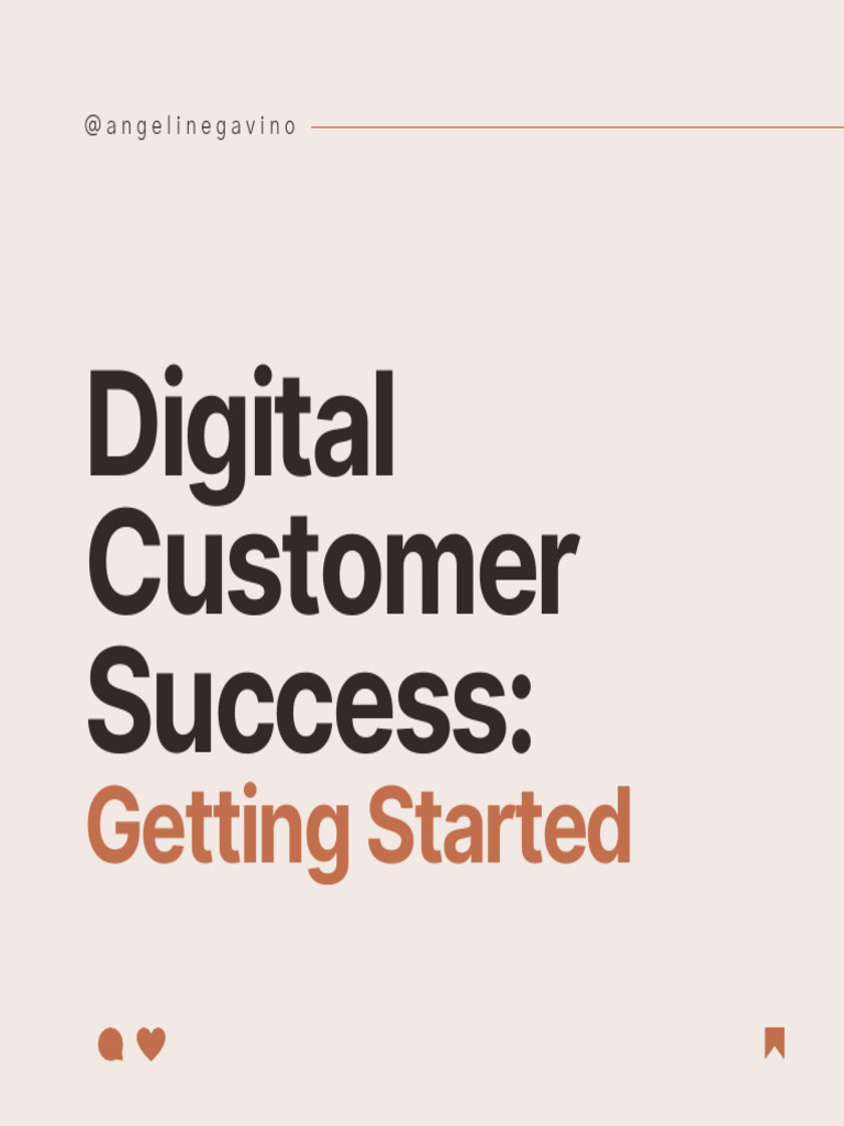 Digital Customer Success - Getting Started | PDF | Human Communication ... Digital Customer Success - Getting Started | PDF | Human Communication ...