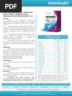 Bula do Suplemento COGMAX | PDF | Memória | Vitamina