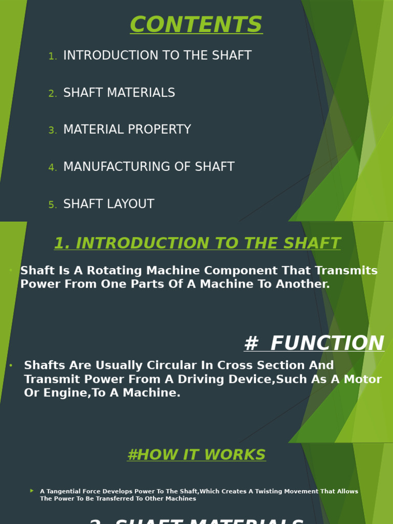 Shaft Design & Manufacturing Guide | PDF | Steel | Ductility