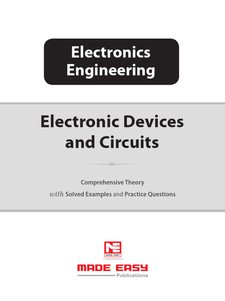 07.EDC TheorySample | PDF | P–N Junction | Field Effect Transistor