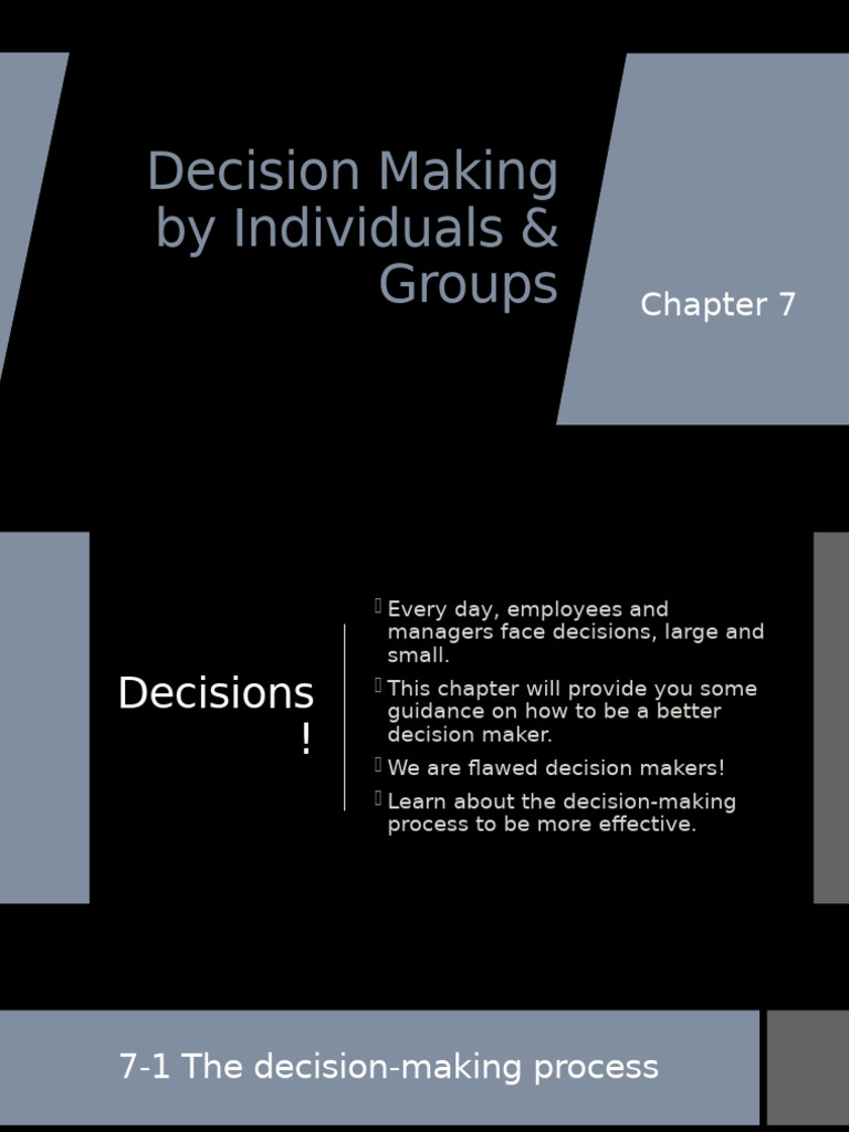 Effective Decision Making Strategies | PDF | Decision Making | Bias