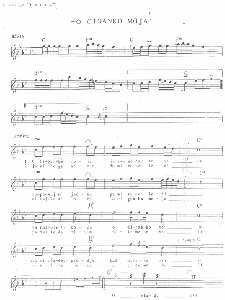 O Ciganko Moja Toma Zdravković | PDF