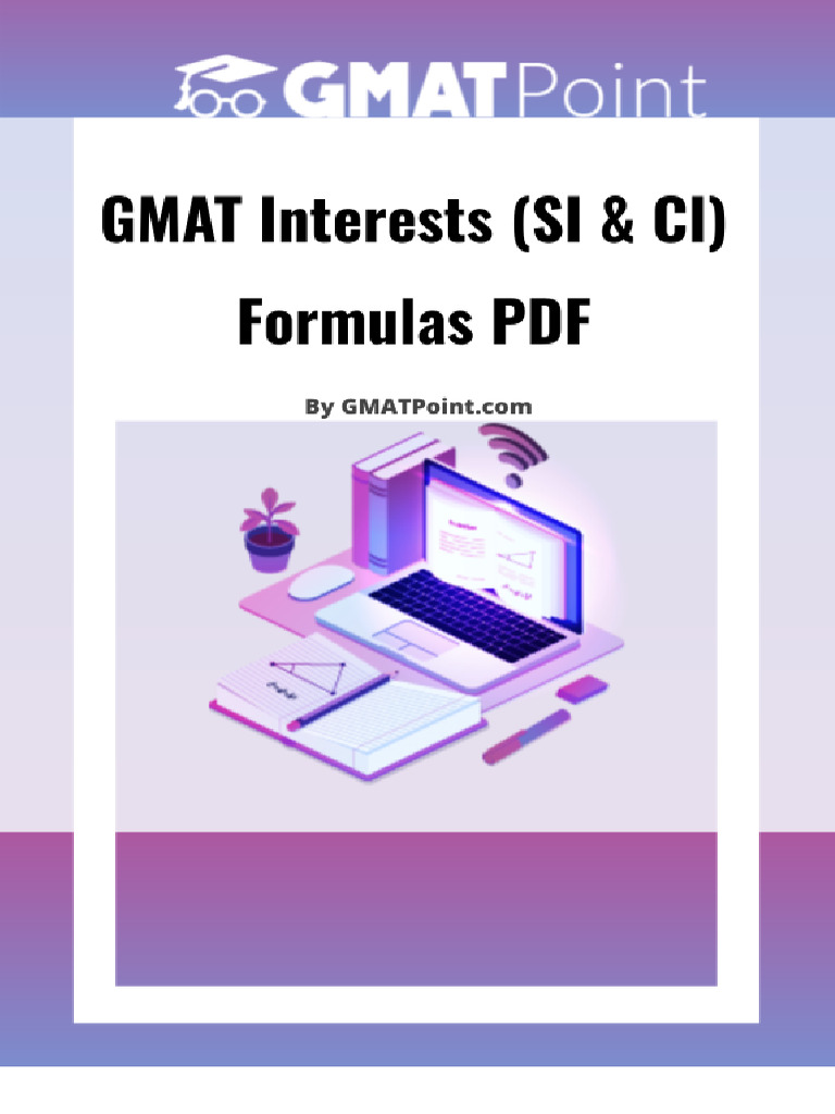GMAT SI & CI Formulas Guide | PDF | Interest | Compound Interest