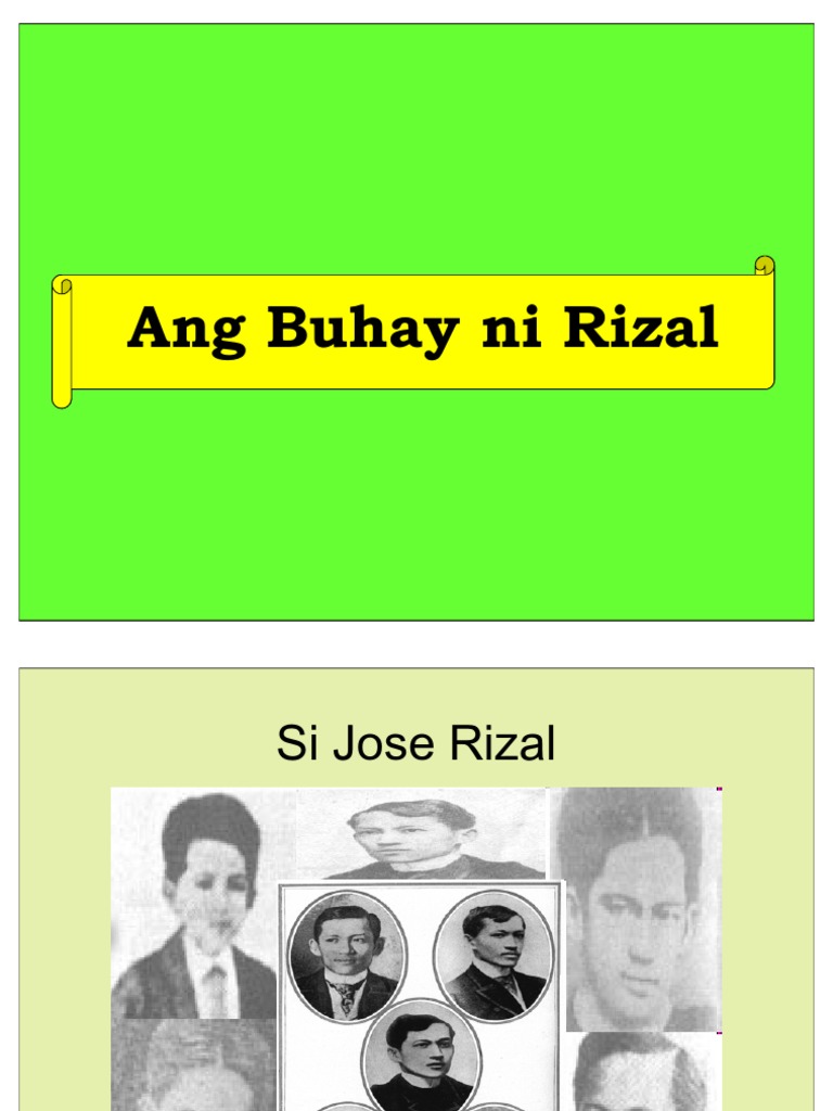 Ang Buhay Ni Rizal