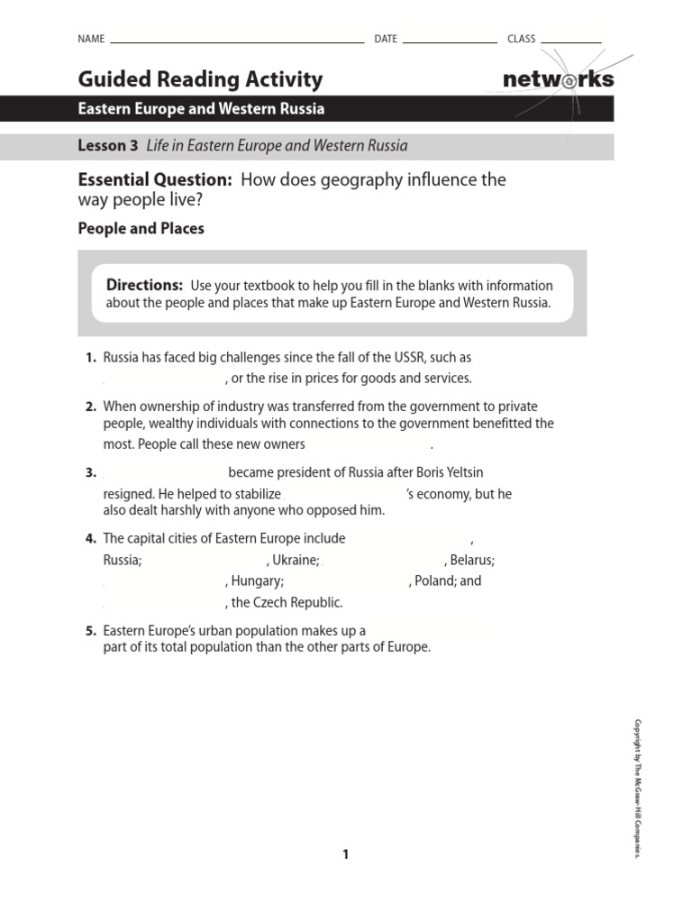 Life in Eastern Europe & Western Russia | PDF | Eastern Europe | Europe
