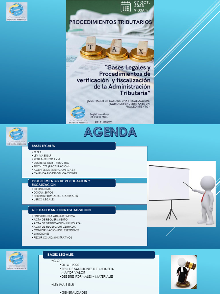 PROCEDIMIENTOS-TRIBUTARIOS Ponencia | PDF