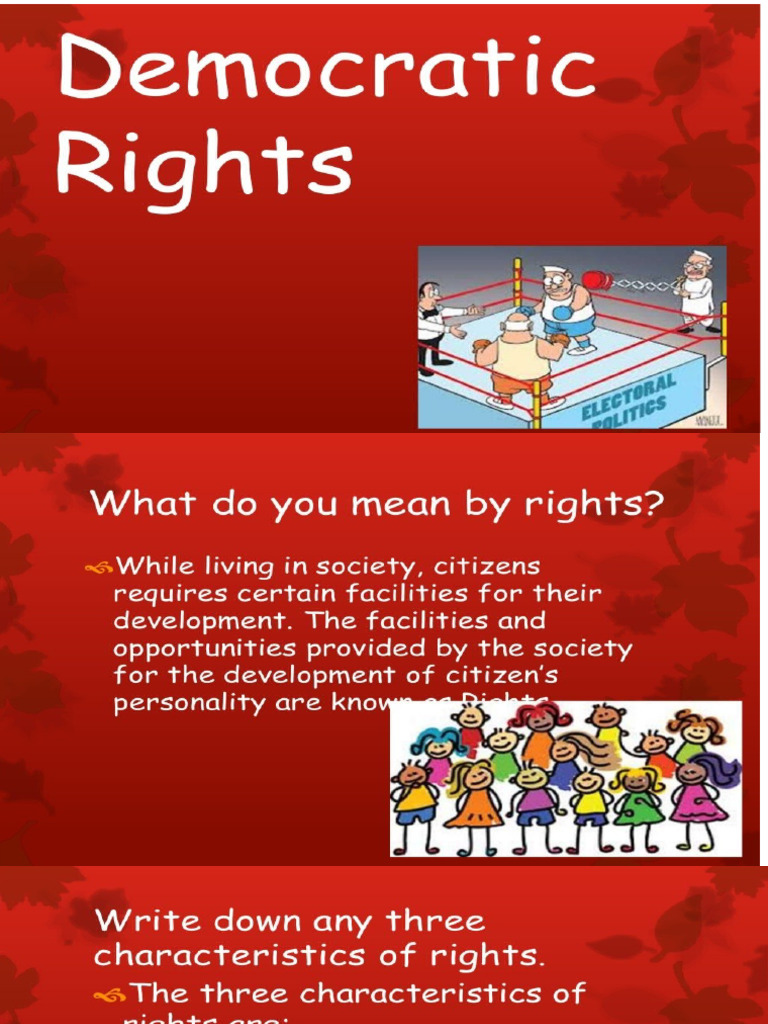 Democratic Rights | PDF