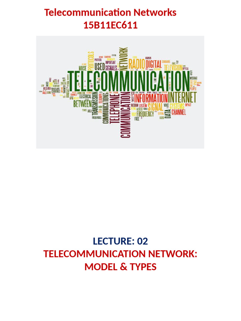 2. Lecture_Telecommunication Network Model and Types | PDF | Computer ...