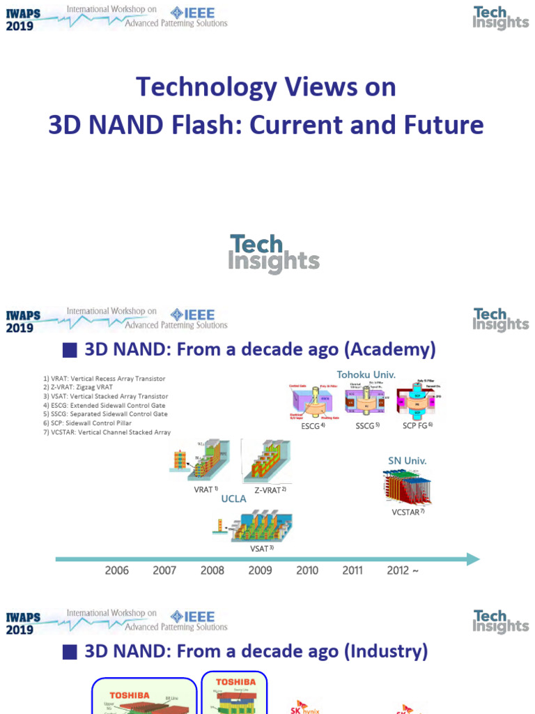 【TechInsights】Technology Views on 3D NAND Flash: Current and Future ...
