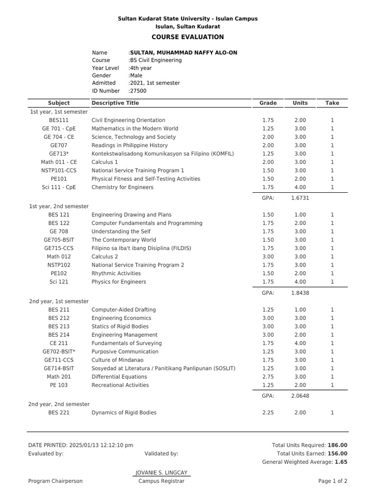 Evaluation Sheet (3) | PDF | Engineering | Mathematics