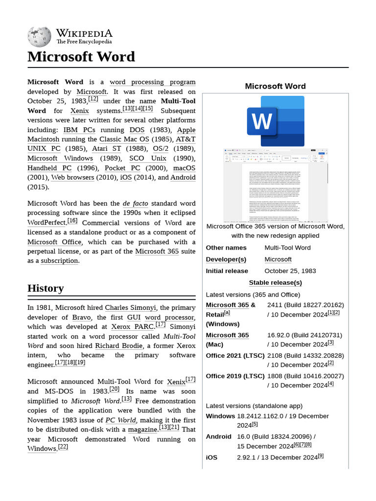 Microsoft_Word | PDF | Microsoft Word | Microsoft Office