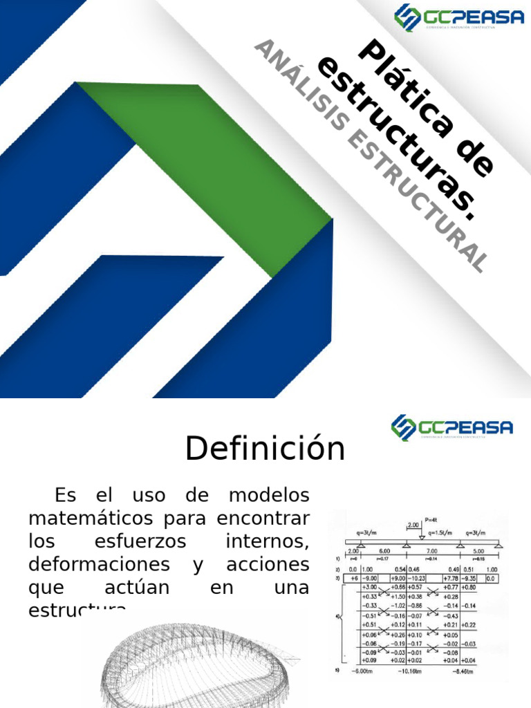Platica Estructuras-02 ANÁLISIS ESTRUCTURAL | PDF | Elasticidad (Física) | Método de elementos ...