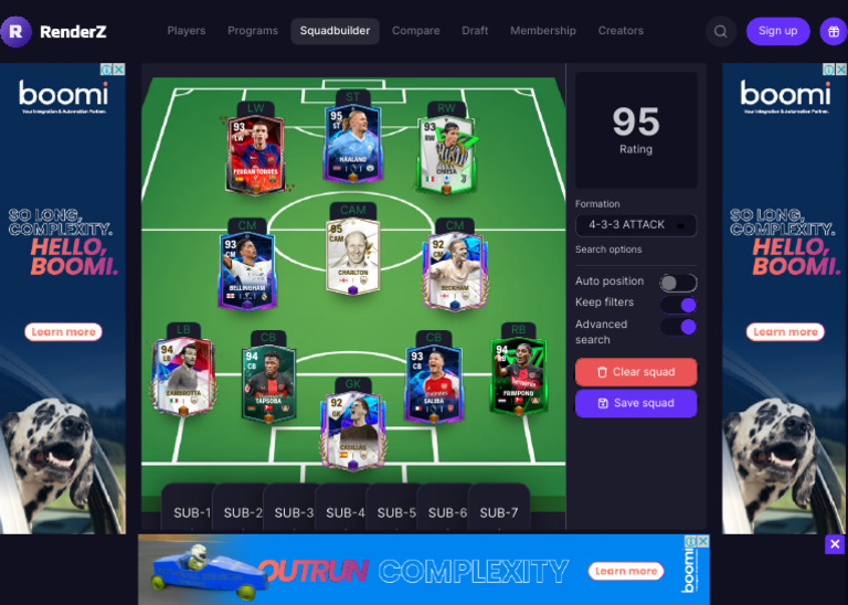 Create Squad Squadbuilder RenderZ | PDF