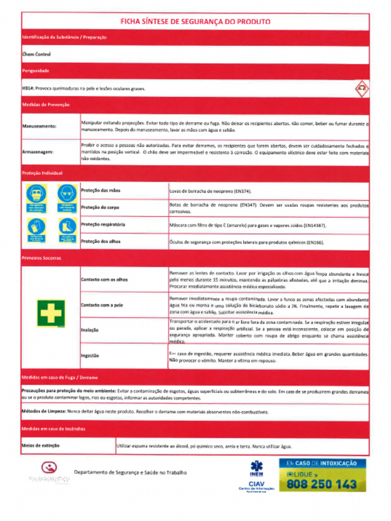 Chem Control | PDF