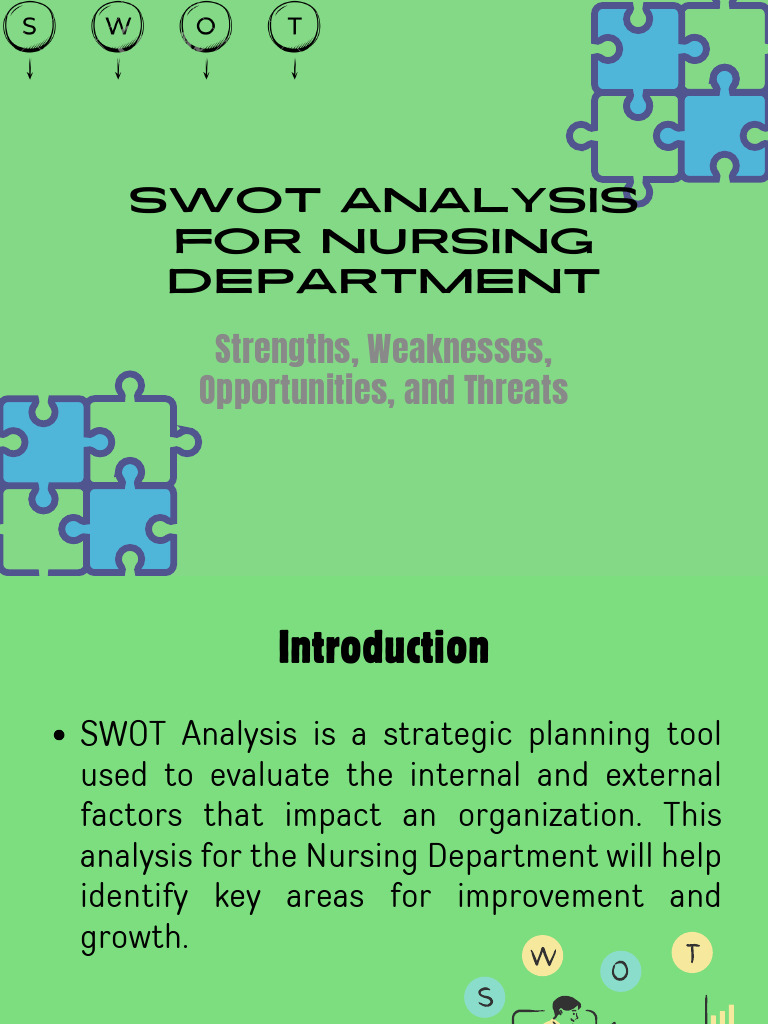 Nursing Department SWOT Analysis | PDF