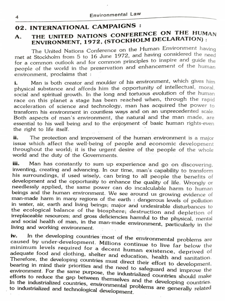 Stockholm Conference | PDF