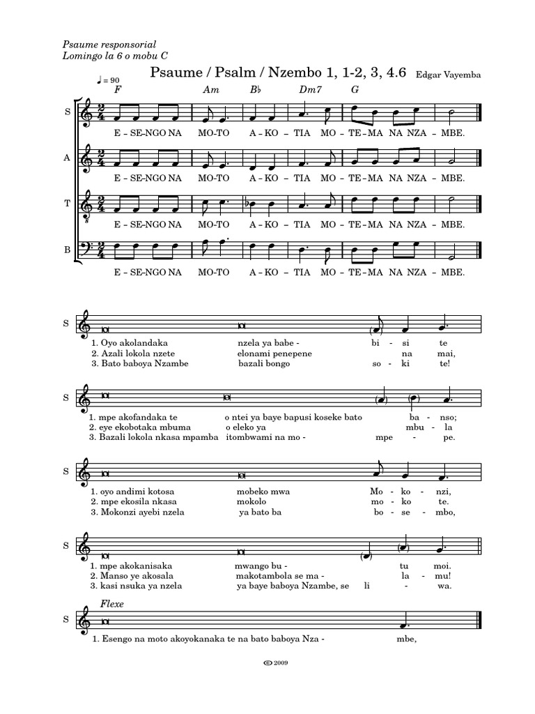 Psaume 1, 6me Dim Ord C | PDF