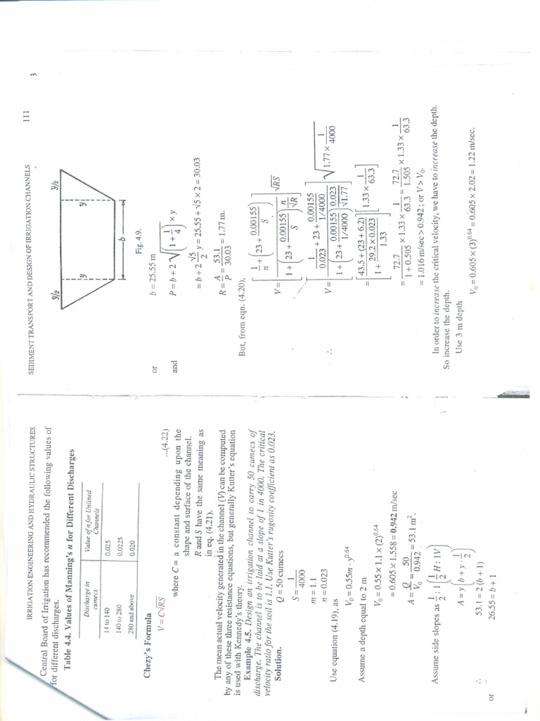 Canal Design | PDF