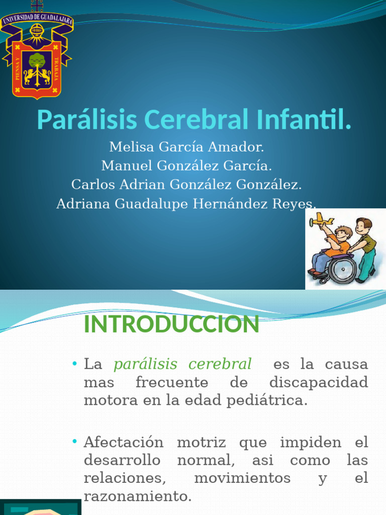 Parálisis Cerebral Infantil: Causas y Tipos | PDF | Parálisis cerebral ...