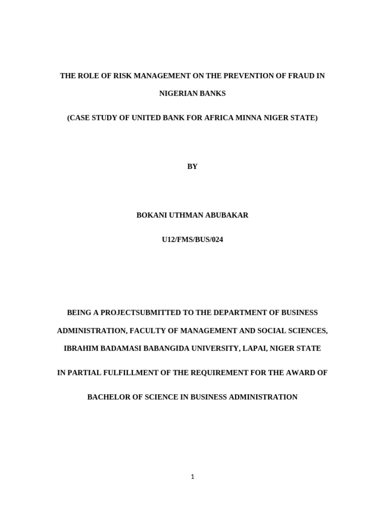 BOKANI COMPLETE PROJECT | PDF | Cheque | Banks