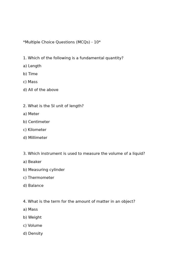 9th Physics Chapter 2 | PDF