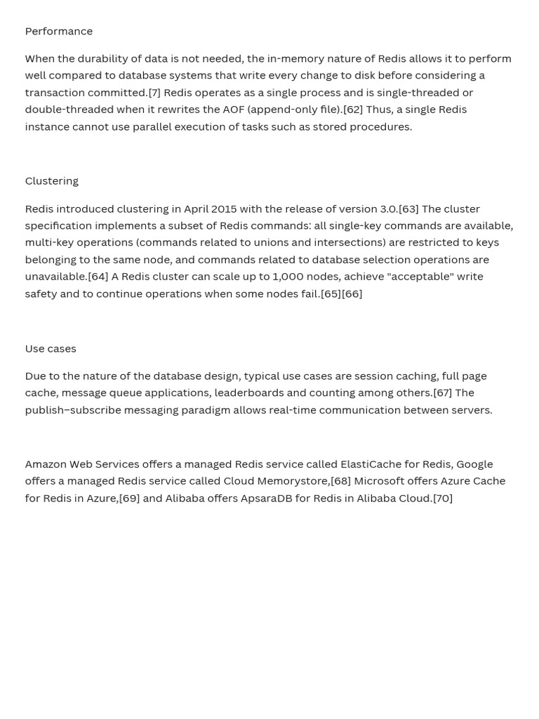 Redis Performance and Clustering Insights | PDF