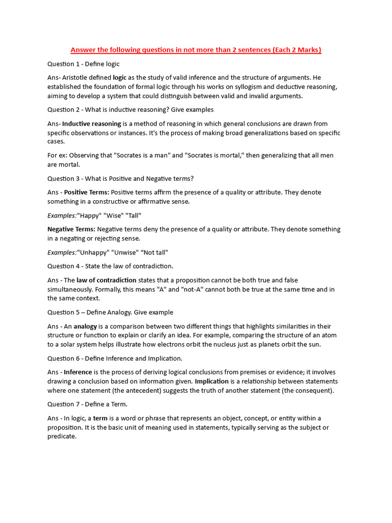 Understanding Logic and Reasoning Concepts | PDF | Logic | Truth