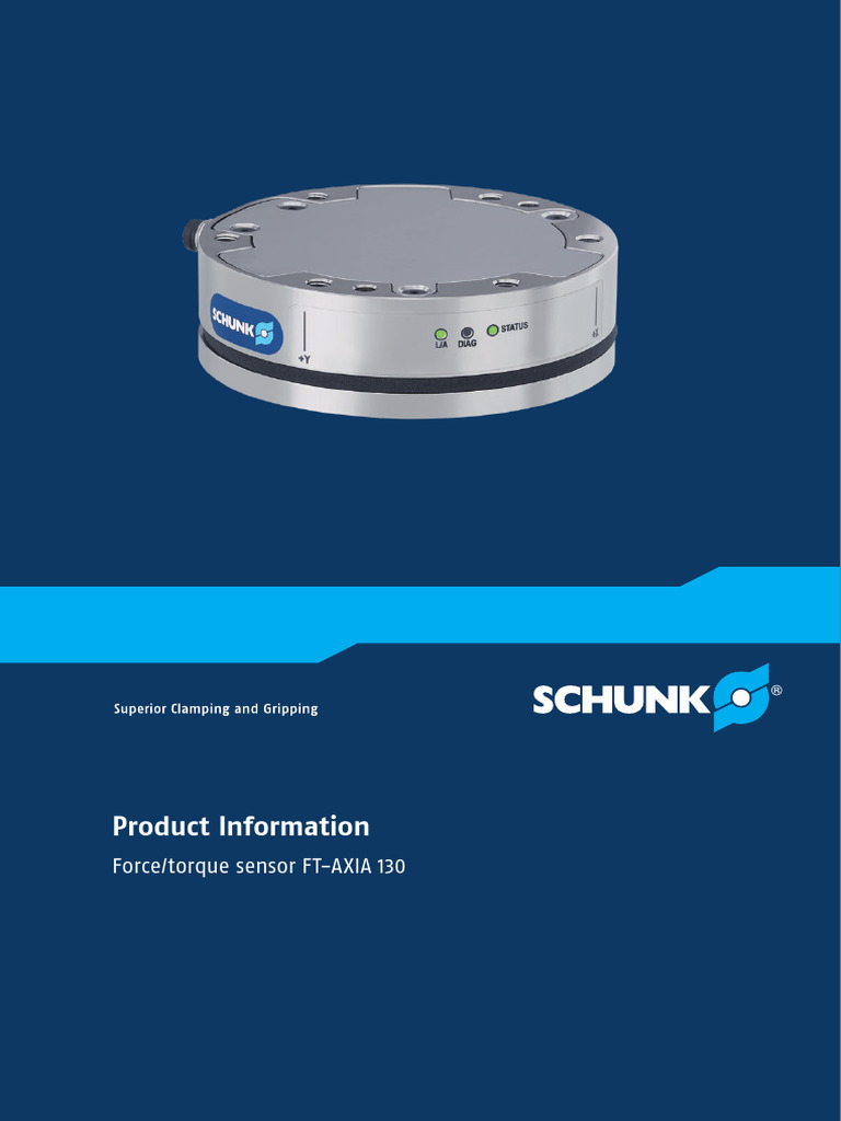 FT-AXIA 130 Catalog Section | PDF | Sensor | Force