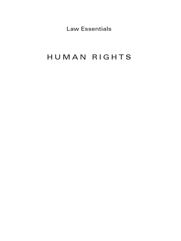 human-rights-law-essentials-9780748698387_compress | PDF | Human Rights ...