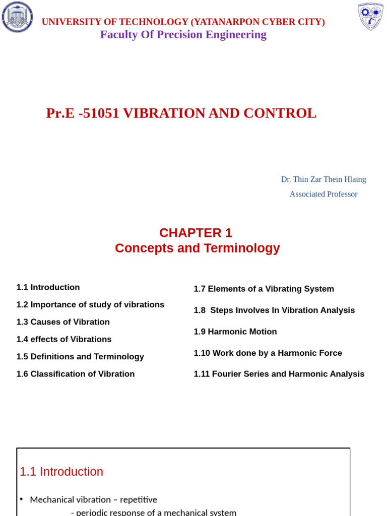 Vibration Engineering Basics | PDF | Equations Of Motion | Damping