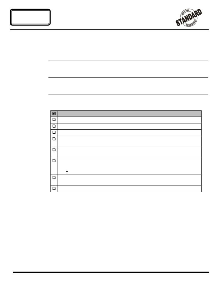 Packaging Standards Sop | PDF | Bookbinding | Paper