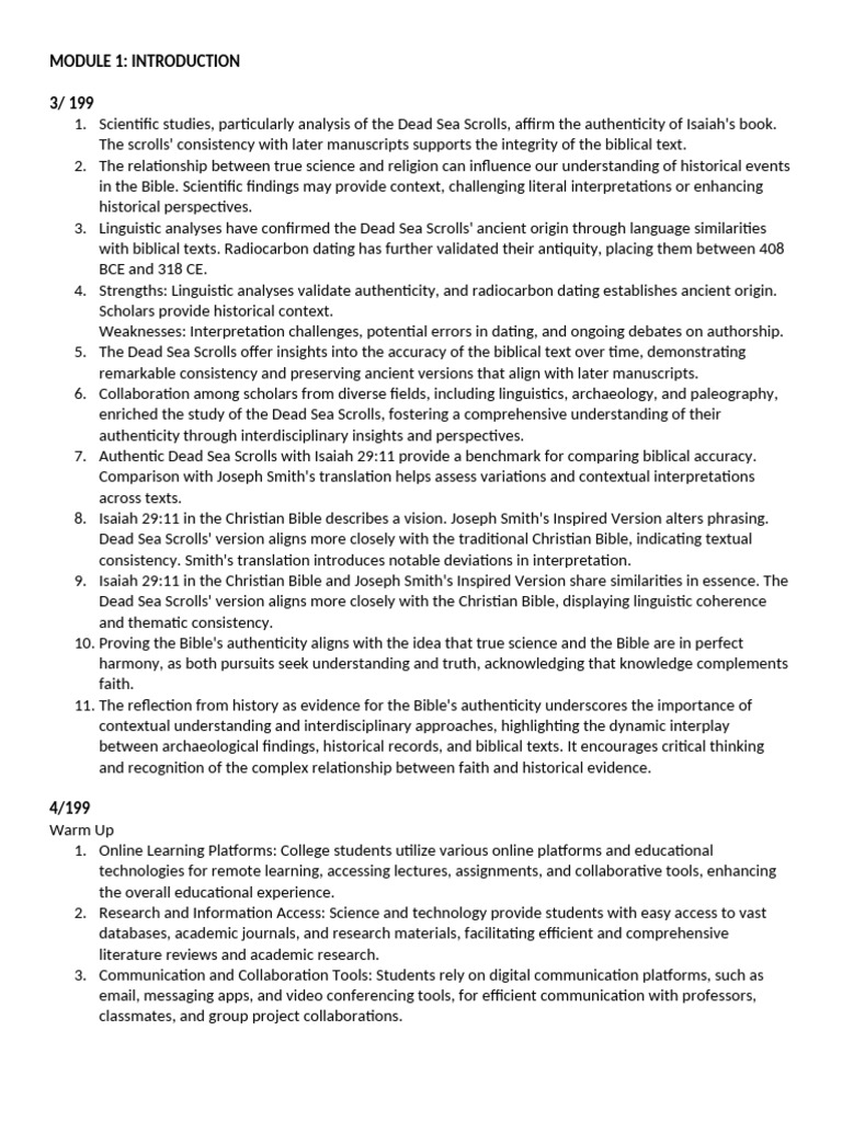 STS ANSWERS | PDF | Bible | Science