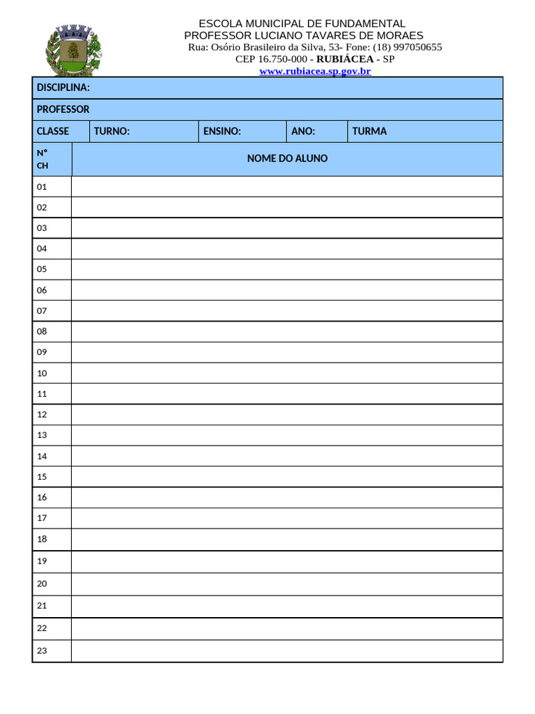Caderno de Registro | PDF