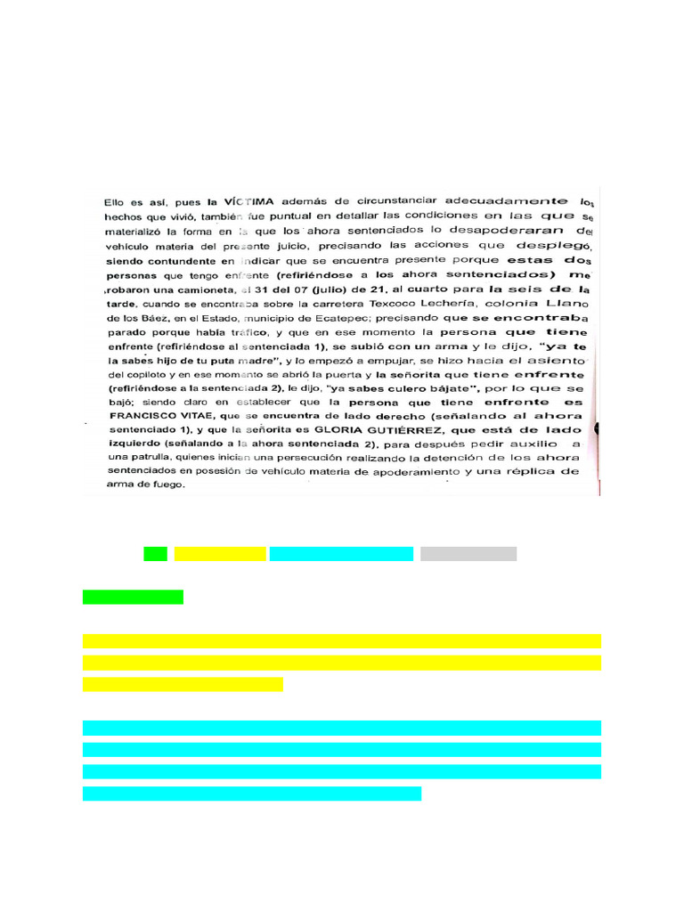 Reporte (AMPARO FRANCISCO VITE y GLORIA ANISAI | PDF | Verdad | Caso de ley