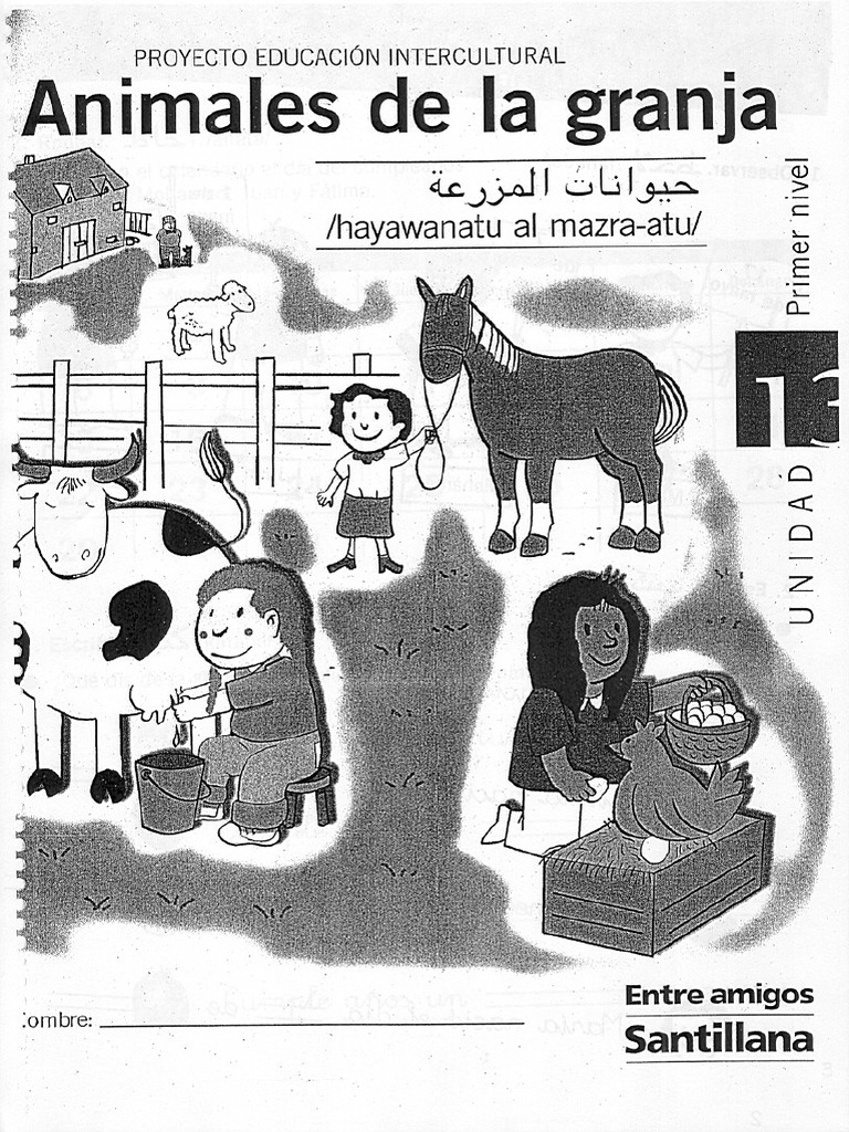 Unidad 13 Animales granja | PDF