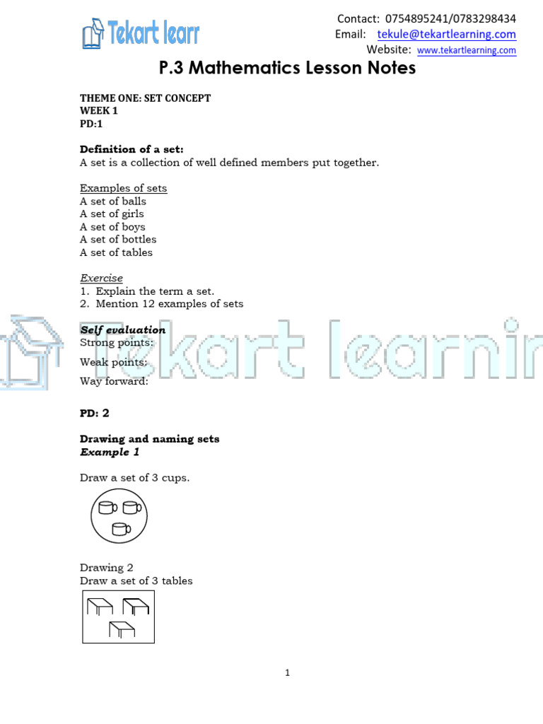P.3 math notes | PDF | Subset | Mathematical Logic