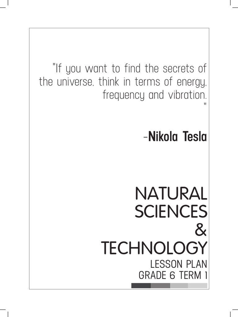 Grade 6 Term 1 NST Lesson Plans | PDF | Educational Assessment | Classroom