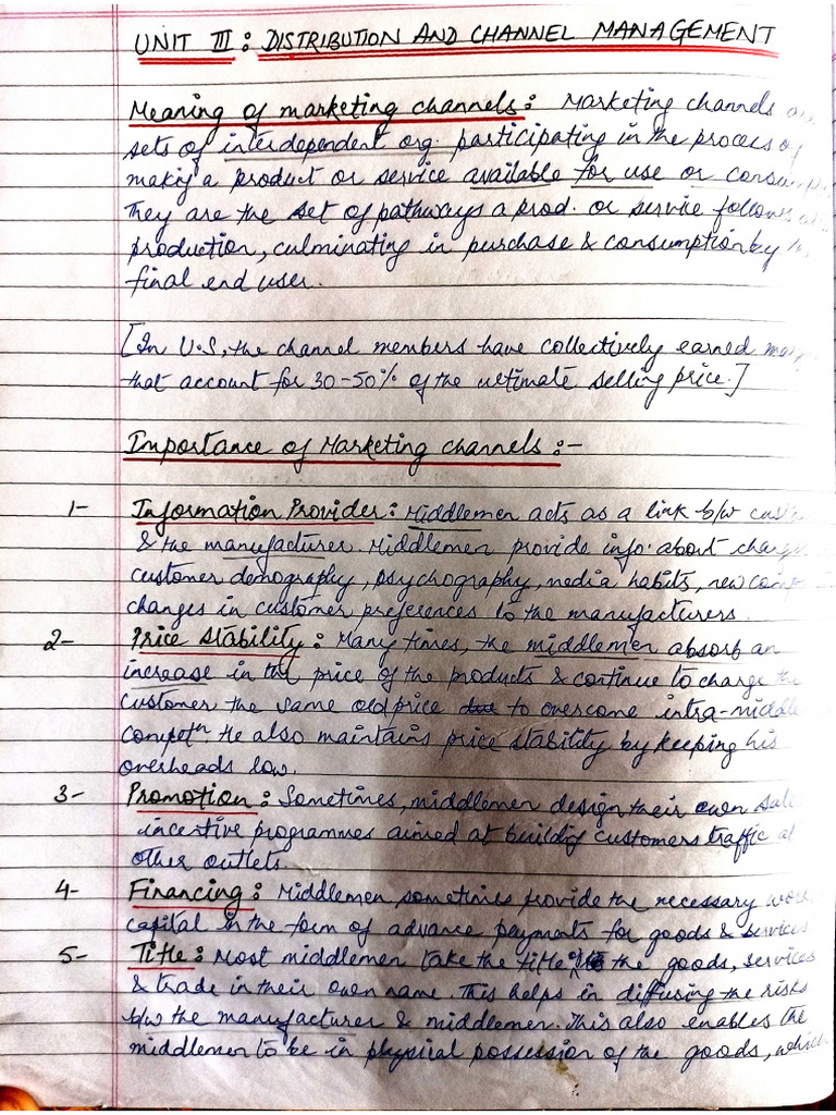 Unit 3 Marketing | PDF