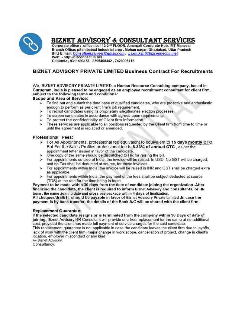 Biznet Agreement for Shearling Skins | PDF | Business | Payments