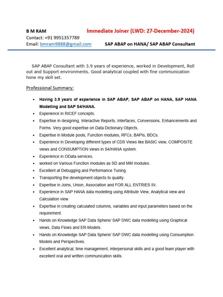 BMRAM_SAP_ABAP_3_9 | PDF | Software | Systems Architecture